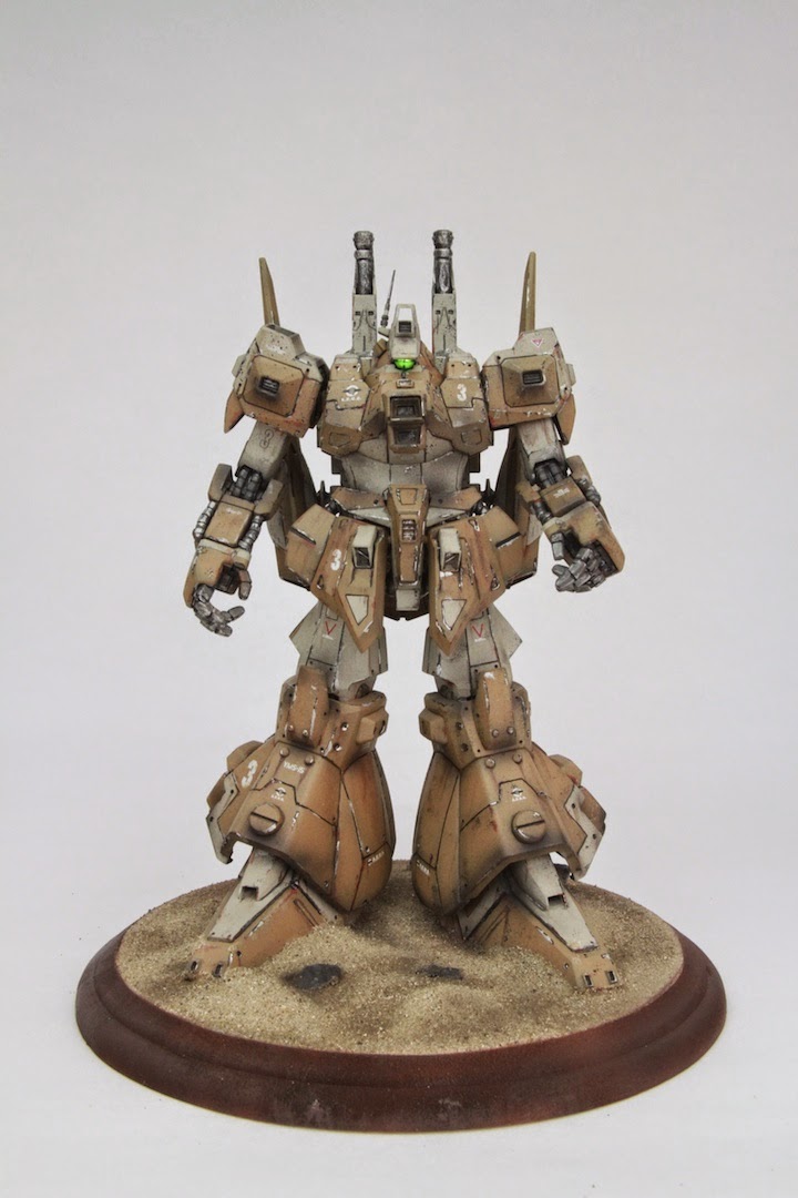 Custom Build: MG 1/100 RMS-99 Rick Dias "Desert Strike Custom"