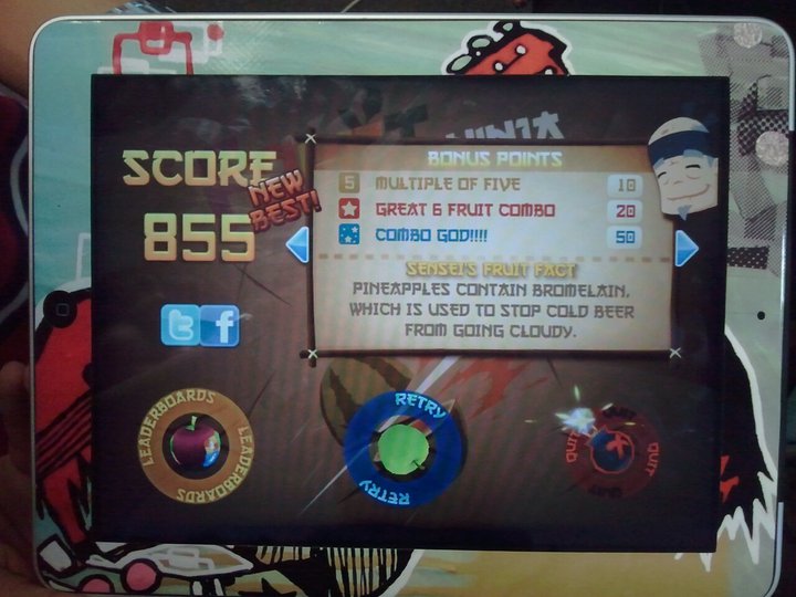 Study Doctor: Fruit Ninja *SLICE* *SPLAT*