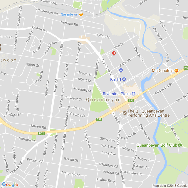 Queanbeyan Map Free Download