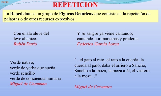 Maestro San Blas: Recursos literarios