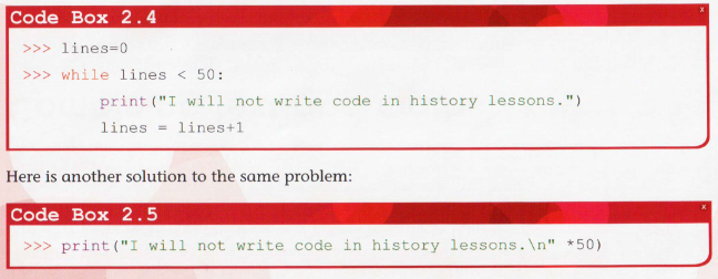 GCSE Computer Science: Python Evidence - Session 3 - While Loops