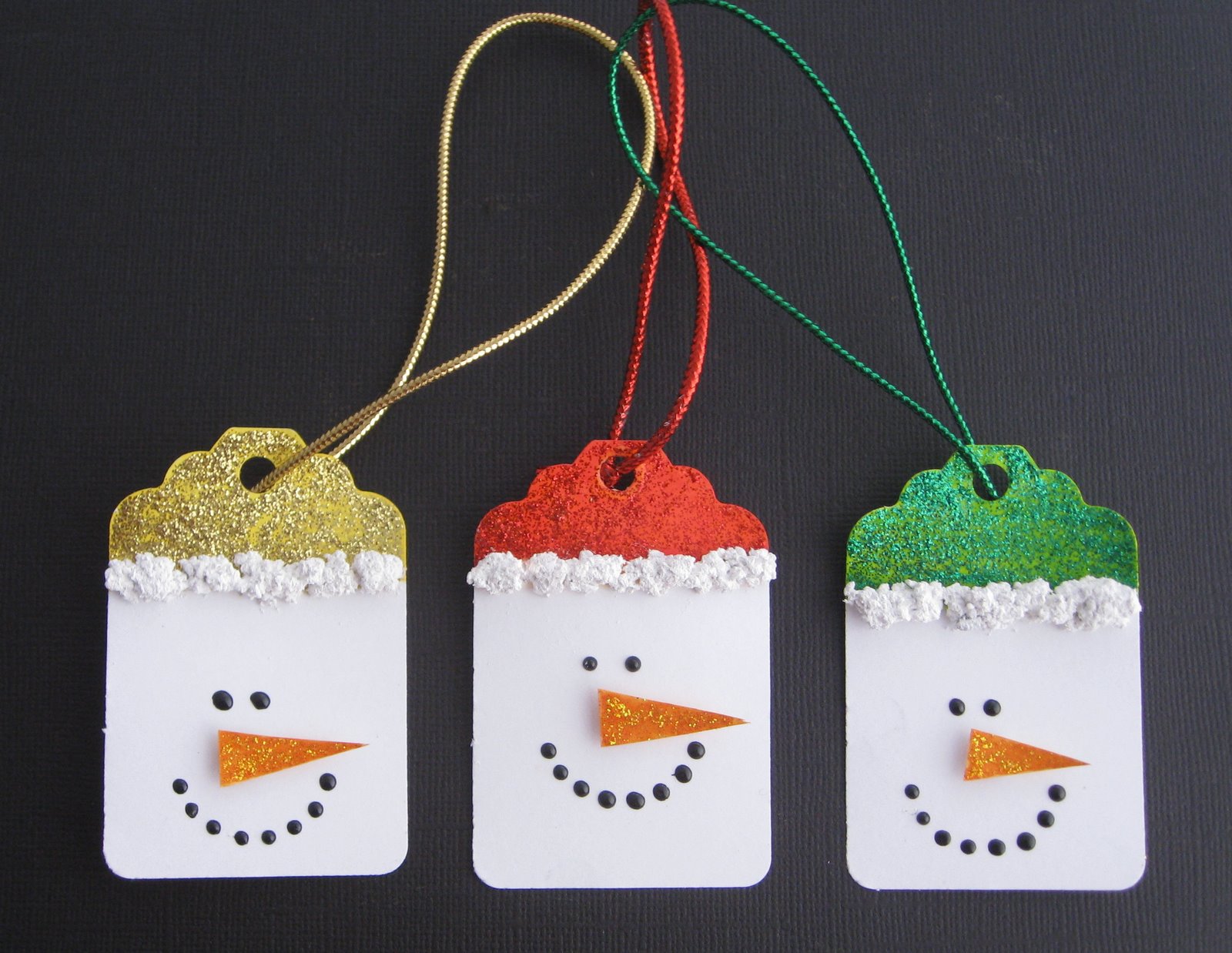 Cindy deRosier: My Creative Life: Snowman Gift Tags