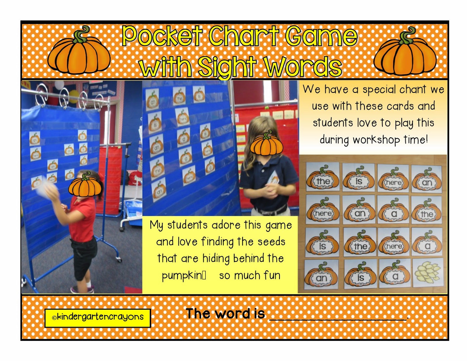 Kindergarten Crayons: Adding Just A Little Pumpkin Spice to your math ...