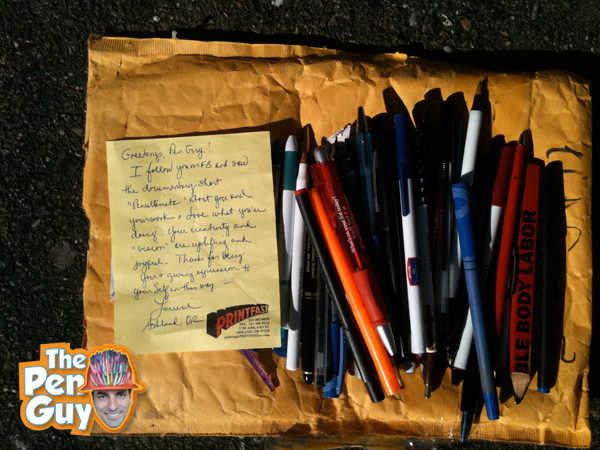 Blog – Pen Guy Art | Mercedes Pens Art Car by Costas Schuler