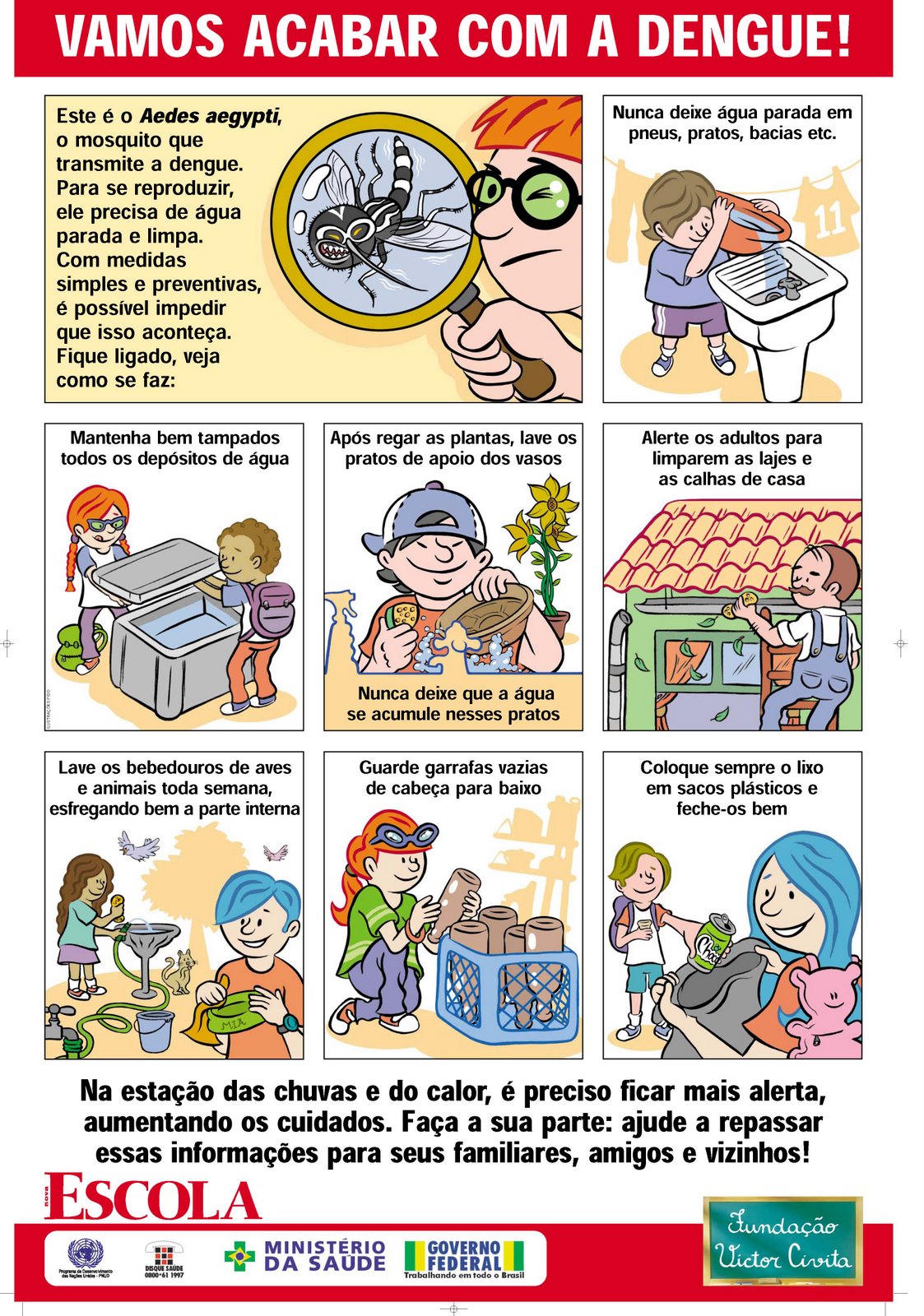Rosearts- Atividades para imprimir: Texto informativo sobre a dengue ...