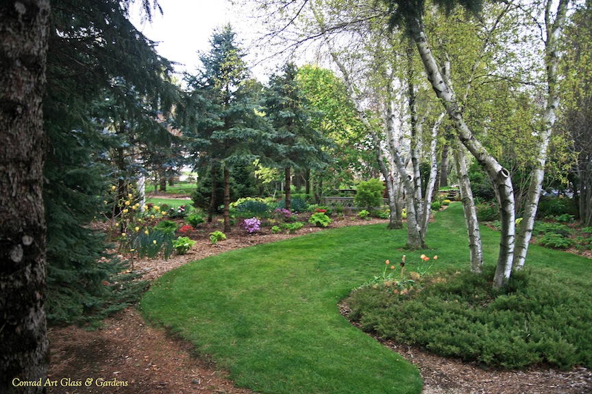 Conrad Art Glass & Gardens: Every garden needs a little glue...