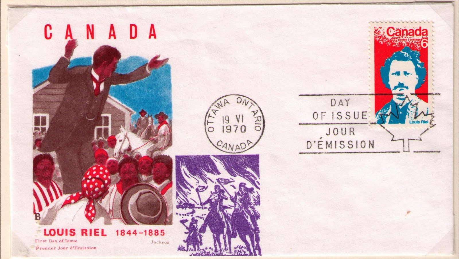 Postal History Corner: 1970 Louis Riel