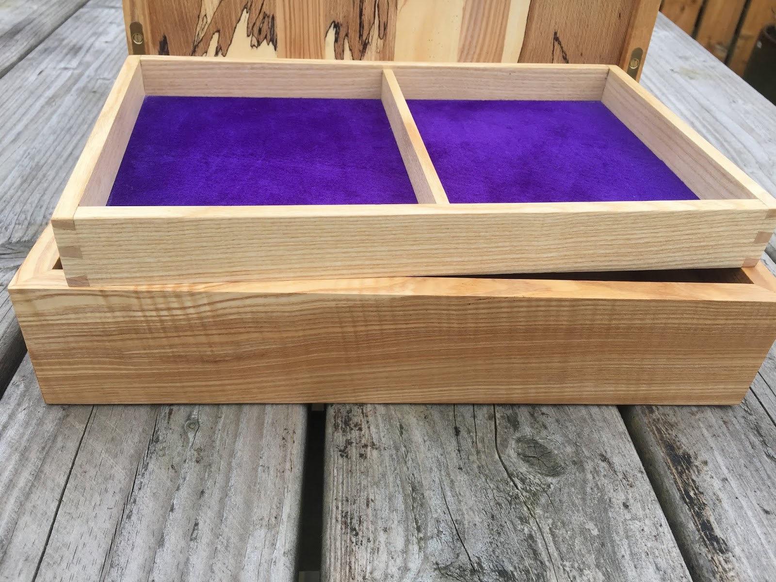 David Barron Furniture: Lovely Rippled Ash Box