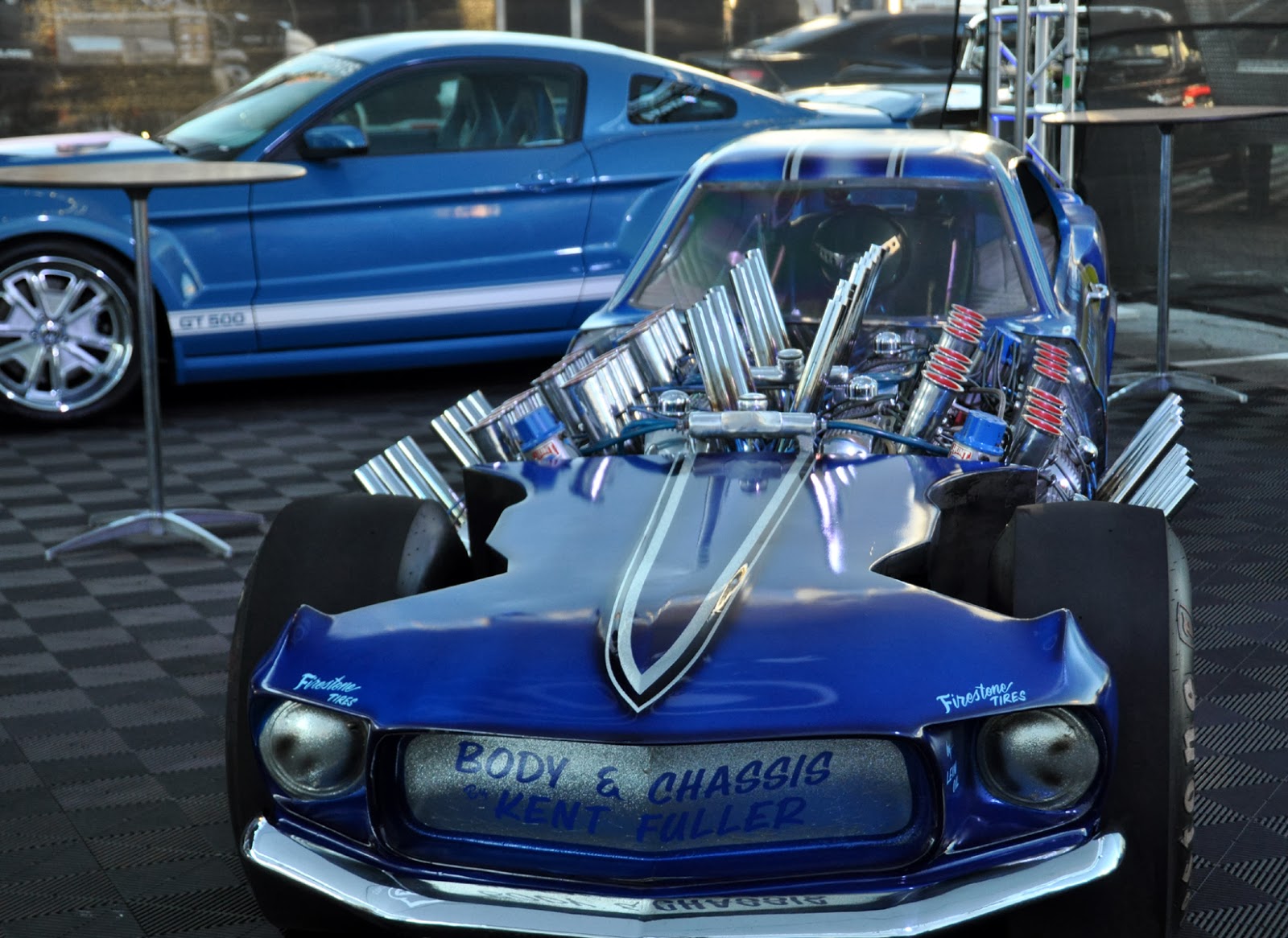 Just A Car Guy: the Mach IV, 4 engined dragster at the Galpin Ford display