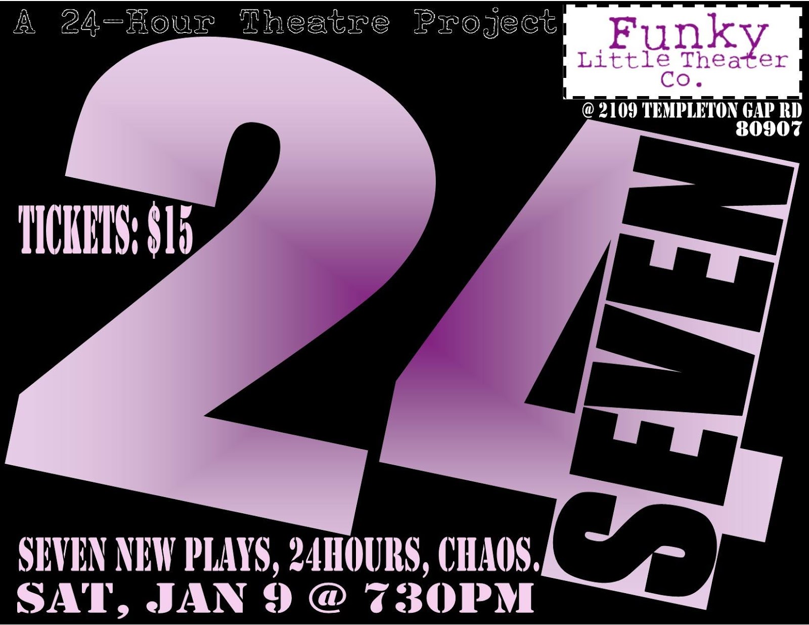 Theater Colorado: 24/SEVEN