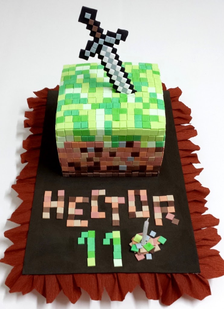 REGINA - TARTAS CON ARTE: Tarta Minecraft