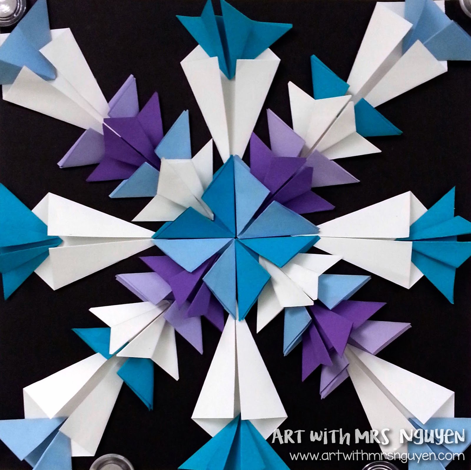 Radial Paper Relief Sculptures Part II (5th) | Art with Mrs. Nguyen