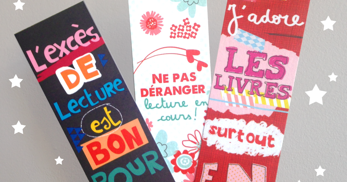 l'atelier de la libellule: des marque-pages pour les lectures de ...