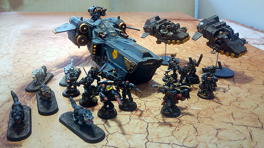 [batretp] 40k 8th – Space Wolfs vs Tzeentch Chaos Demons (500pts ...