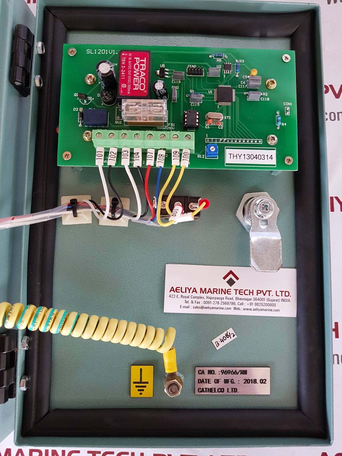 AELIYA MARINE TECH PVT LTD: CATHELCO ICCP SYSTEM REMOTE MONITOR PANEL