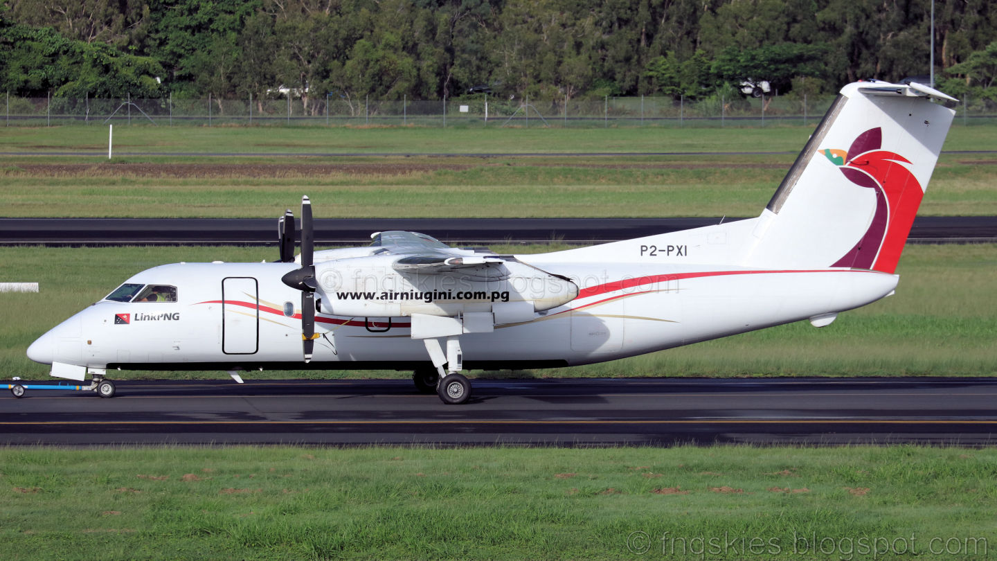 Far North Queensland Skies: Air Niugini Dash 8-200 P2-PXI arrives