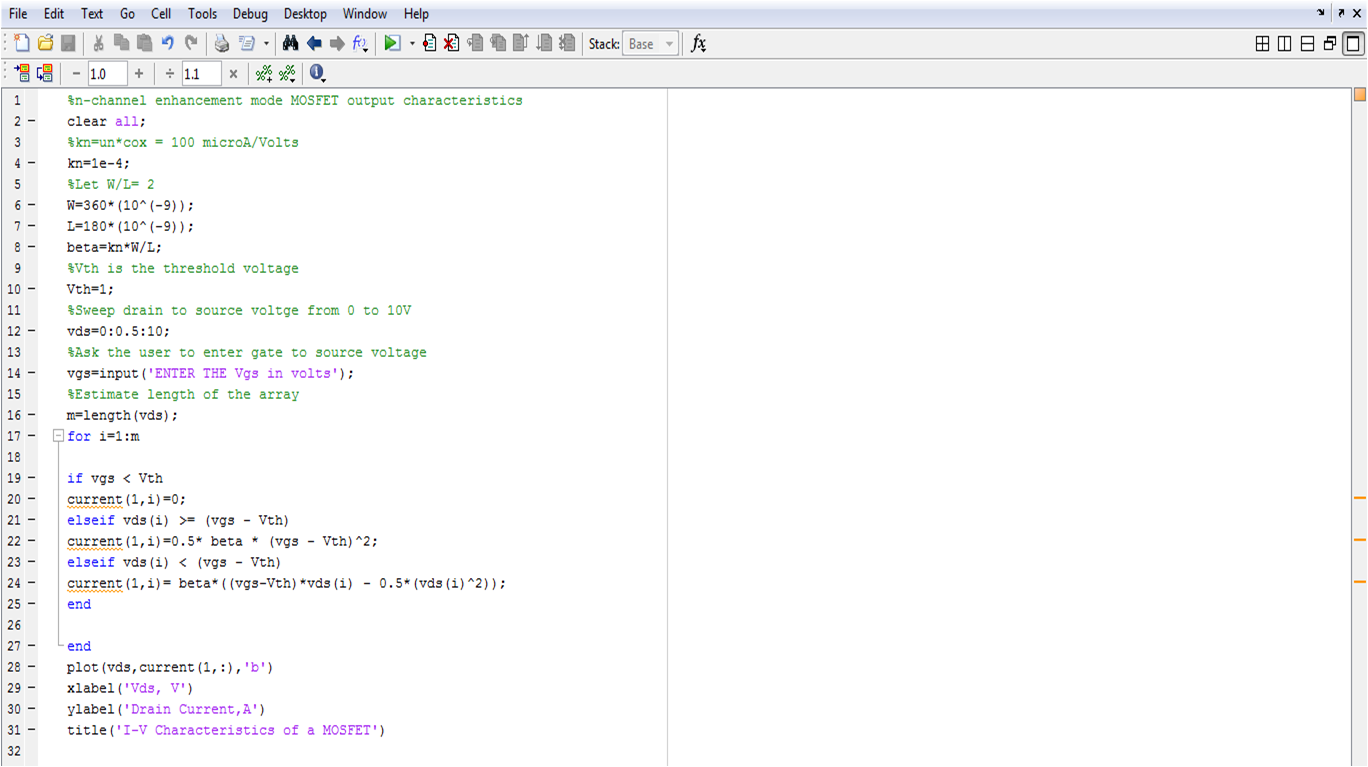 MATLAB & SPICE PROGRAMS FOR ENGINEERING STUDENTS: MATLAB code for n ... MATLAB & SPICE PROGRAMS FOR ENGINEERING STUDENTS: MATLAB code for n ...