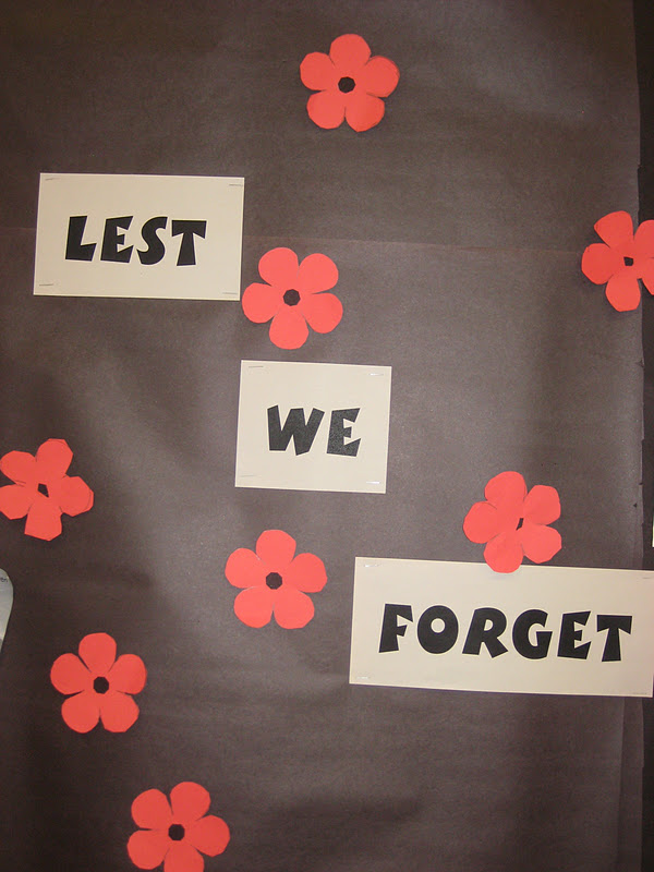 Ms. Liebel's Classroom: Remembrance Day Commemoration Ceremony