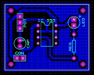 Jalur PCB Flip-Flop (Dimmer) dan Running LED ~ Octation Mechatronic