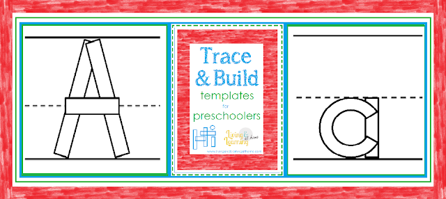 Living and Learning at Home: A-Z Trace and Build Templates