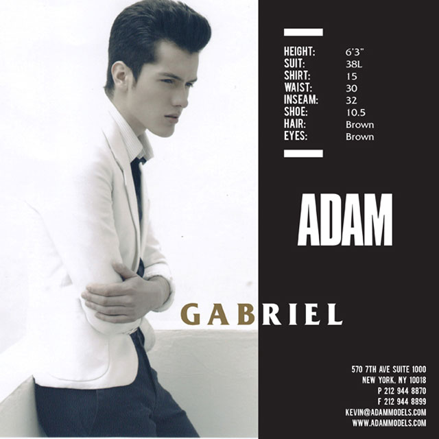 Show Package – New York S/S 14: ADAM (Men) | Brazil Male Models