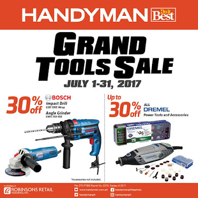Manila Shopper: Handyman Grand Tools Sale: July 2017