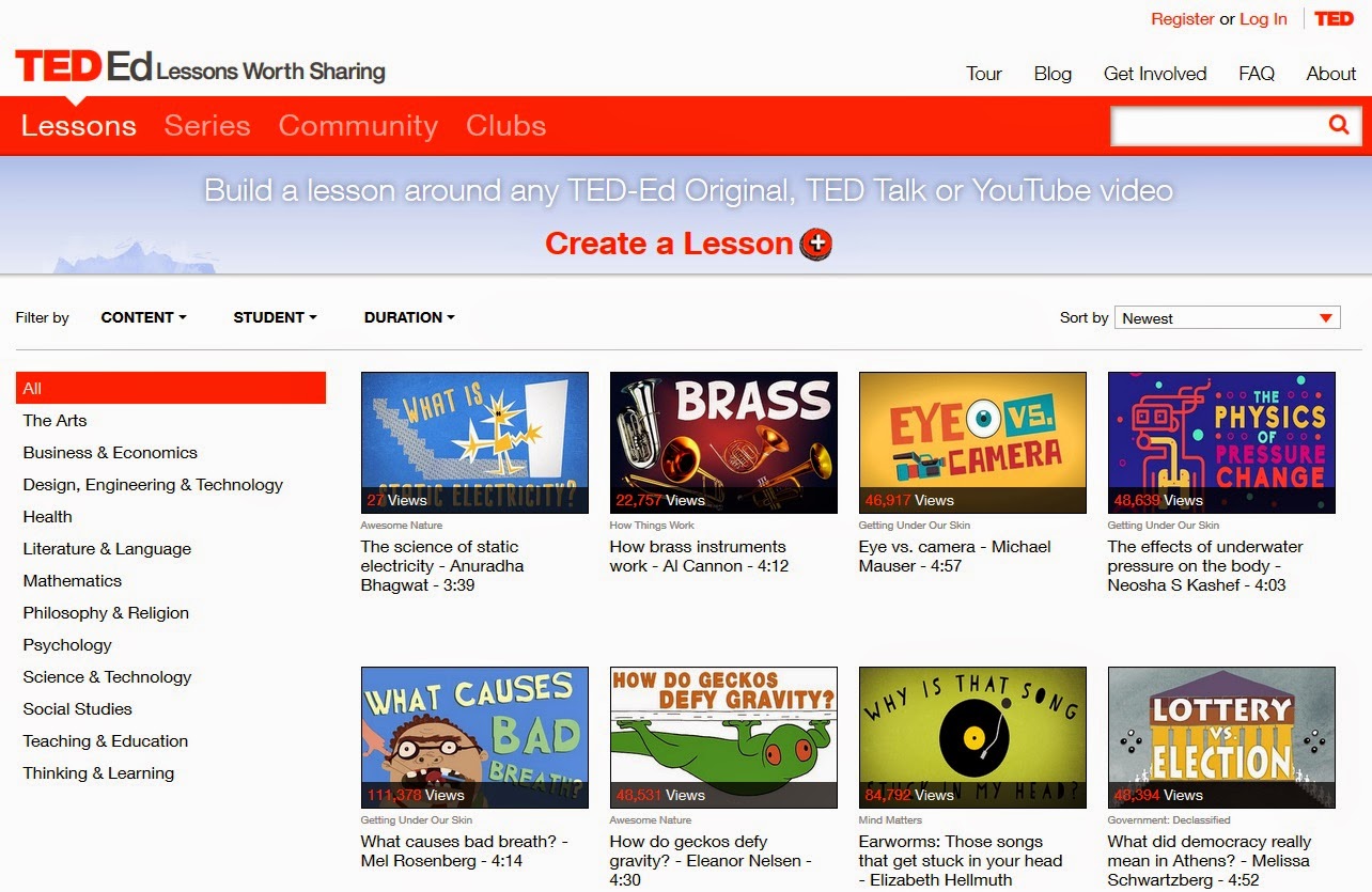 FSU Ort Library News & Events: Featured Online Resource - TED-Ed ...