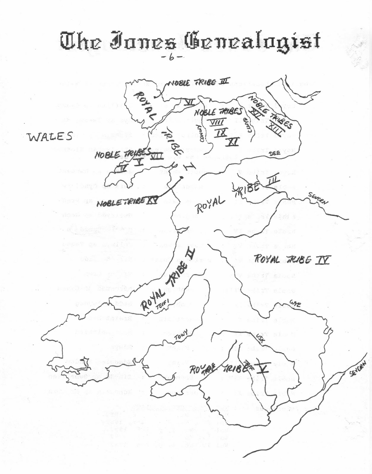 Welsh Genealogy: Tribes to Territories