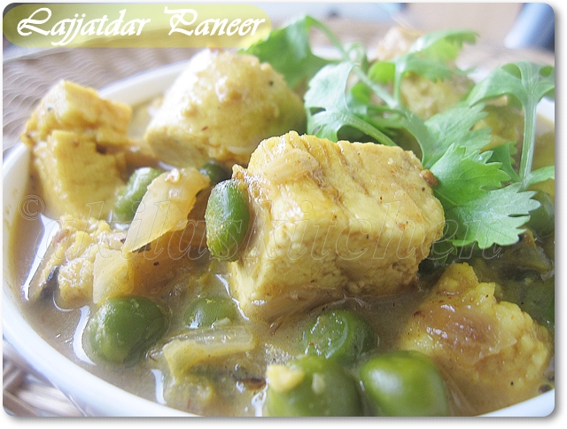 Lajjatdar Paneer - Learning-to-cook