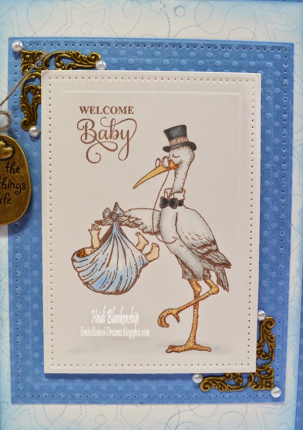 Embellished Dreams: Welcome Baby Boy - JustRite Papercraft ...