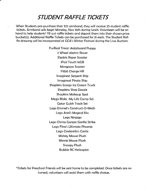 Grace Christian Academy: Winter Festival Activities & Student Raffle