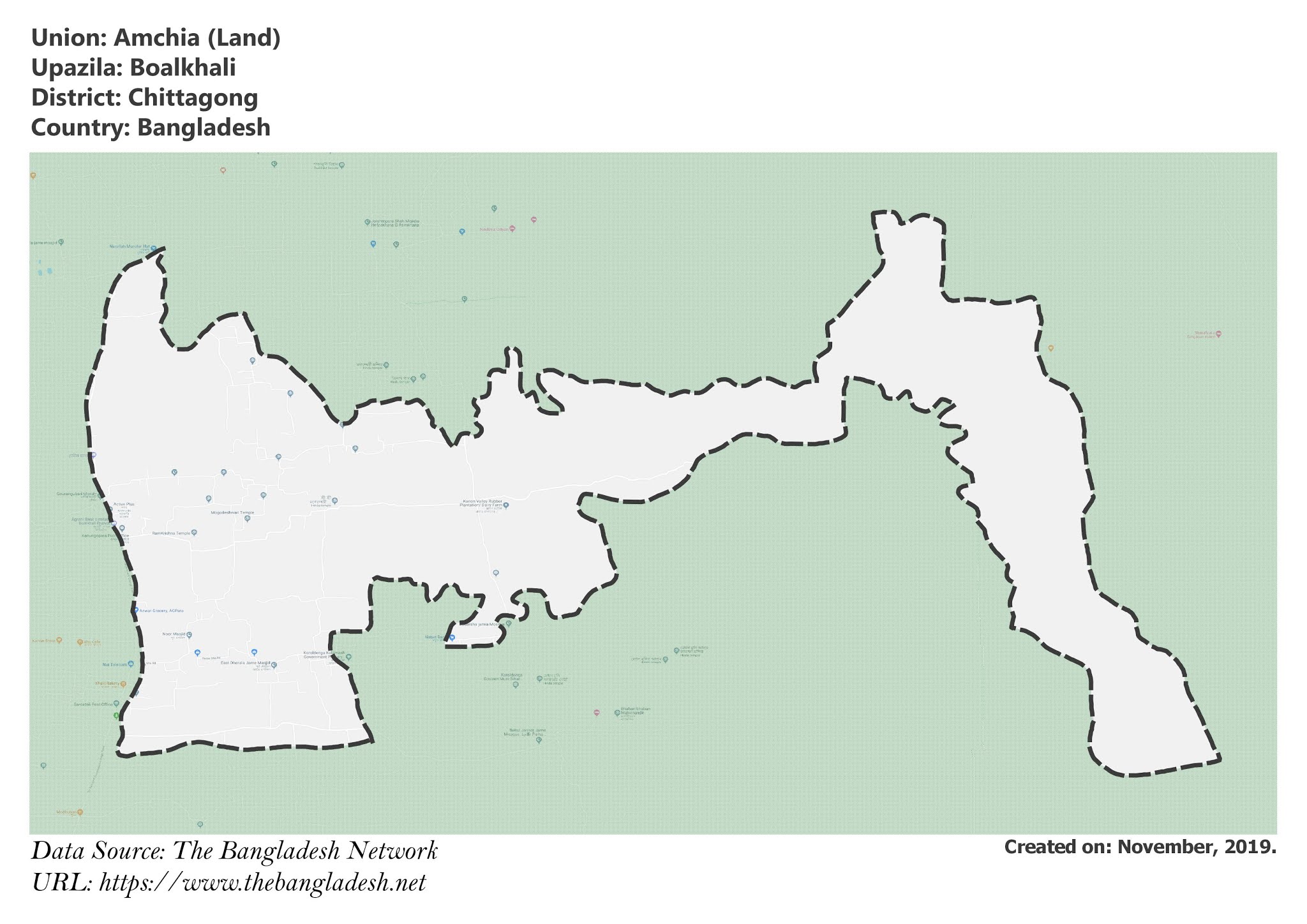 Amchia Union, Chittagong