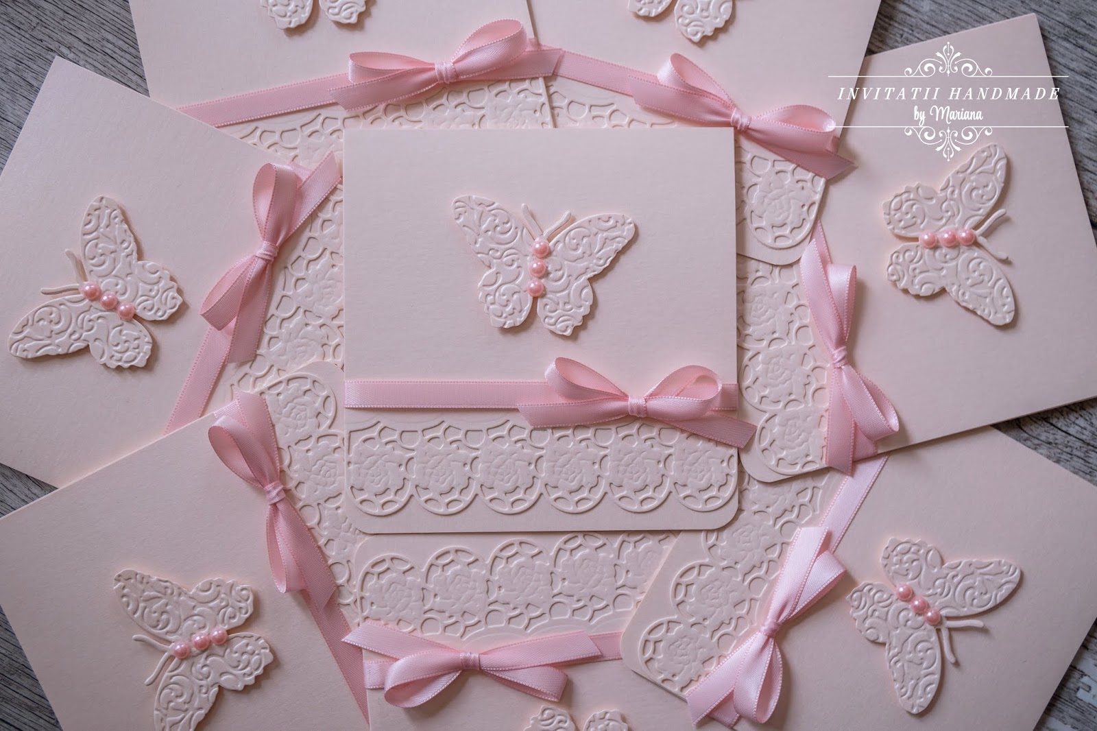 Invitatii botez "Fluturas"