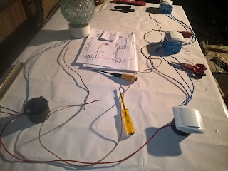 Electricitate generala: Cap scara cruce (schema circuit electric)