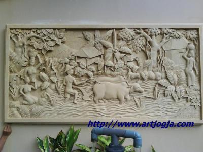 jual batu alam | artjogja.com: RELIEF HASIL KARYA ARTJOGJA