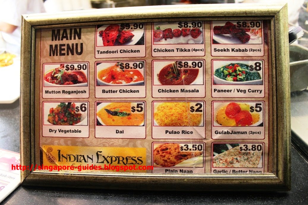 โรตีแกงกะหรี่แผ่นยักษ์ที่ร้าน Indian Express