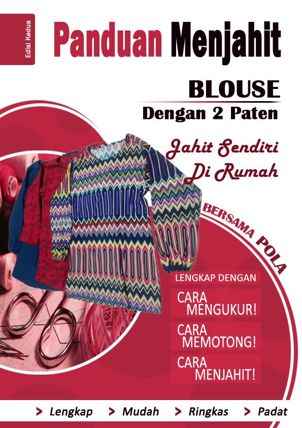 Panduan Menjahit Blouse | Koleksi Buku Panduan Menjahit WhatsApp 0139411220