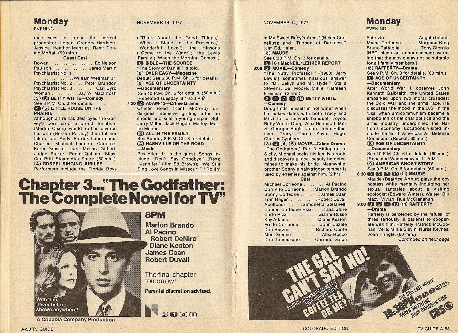 The Godfather Museum: Article: TV Guide (Nov. 1977)