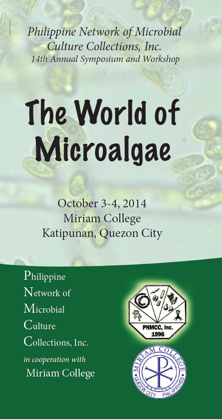 Philippine Biology Conferences : The World of Microalgae (Symposium ...