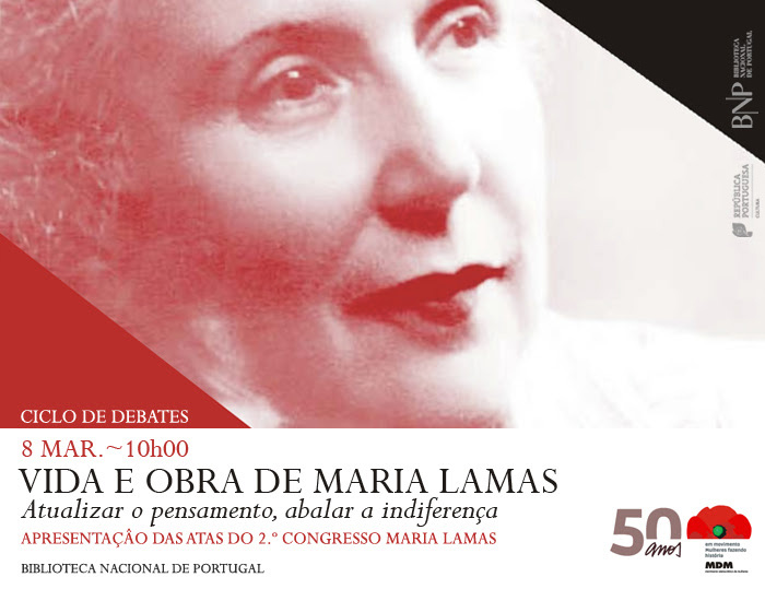 Almanaque Republicano: VIDA E OBRA DE MARIA LAMAS