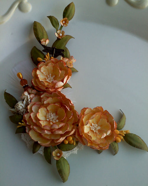 Anna Fearer: New Handmade Paper Flower Spray