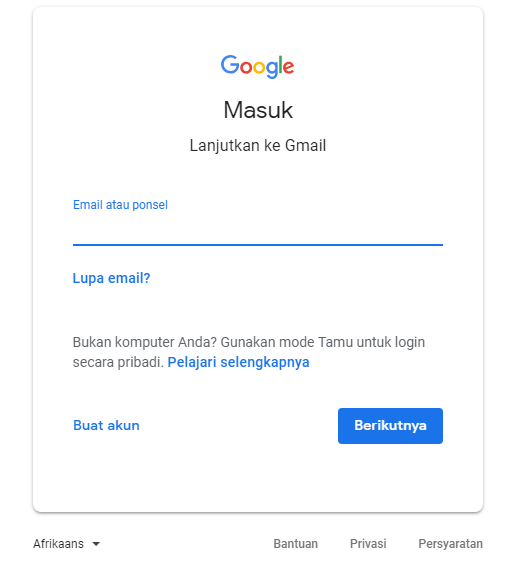 Cara Membuat Akun Gmail Paling Baru Lengkap dengan Gambarnya - Ketikanku