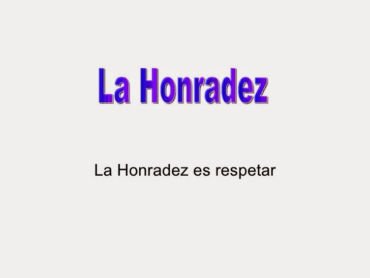 LA HONRRADES: nathaly la honradez