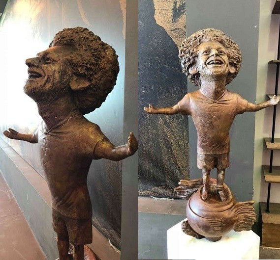 Check Out This Bizarre Statue Of African Best Footballer Mohamed Salah ...