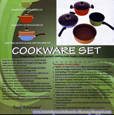 Tulip Home - Cookware Set | Twin Tulipware Indonesia Cikarang Bekasi
