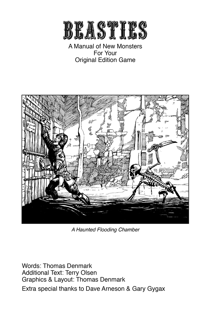 Dungeoneering Game Blog: Beasties is Available