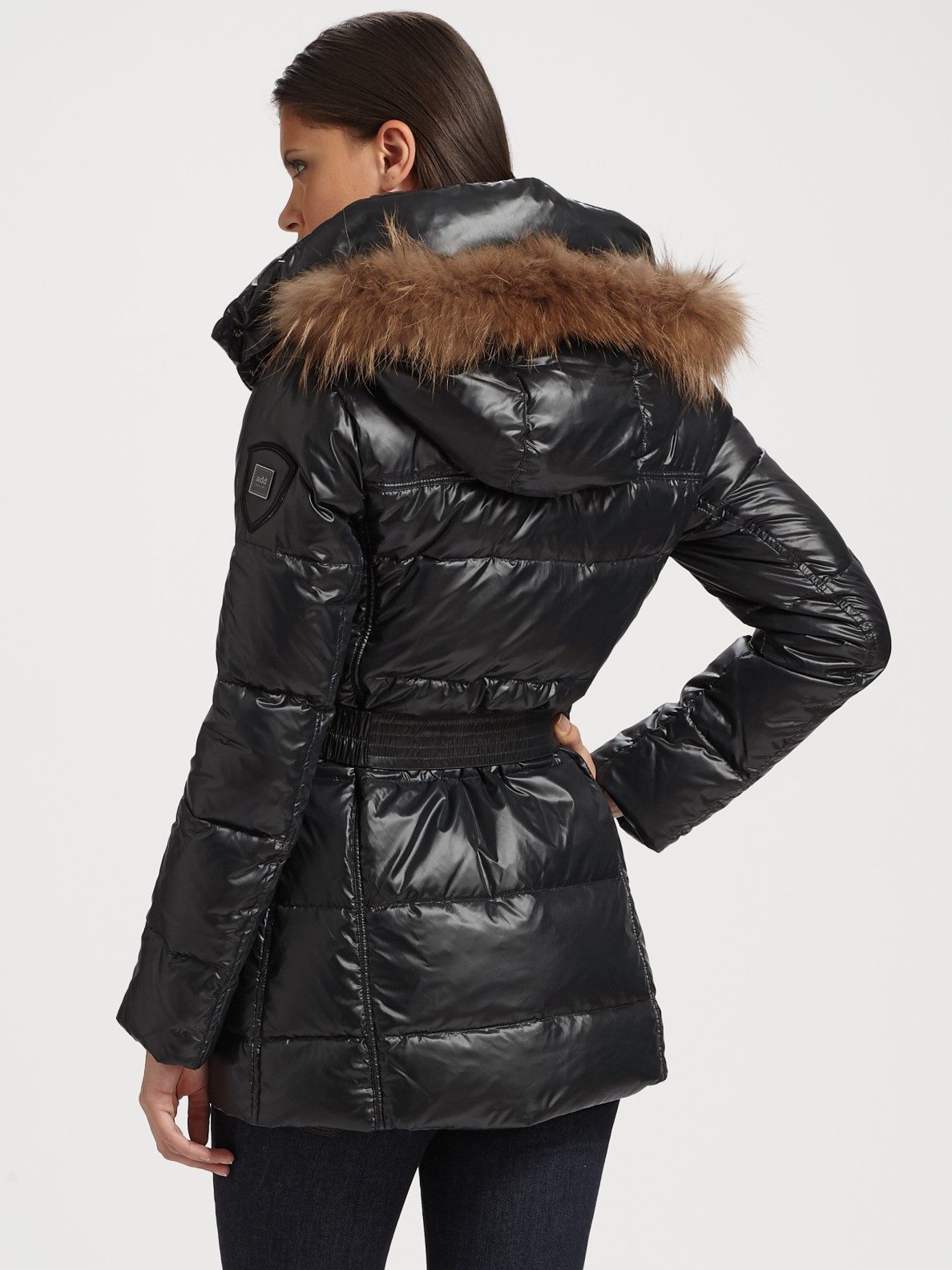 Downjacket fashion: Black Add Down coat