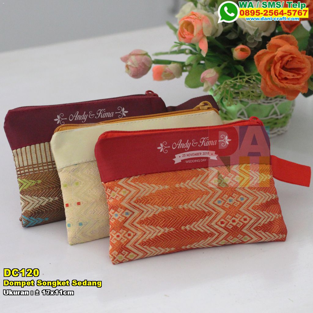 Dompet Songket Sedang | Souvenir Pernikahan