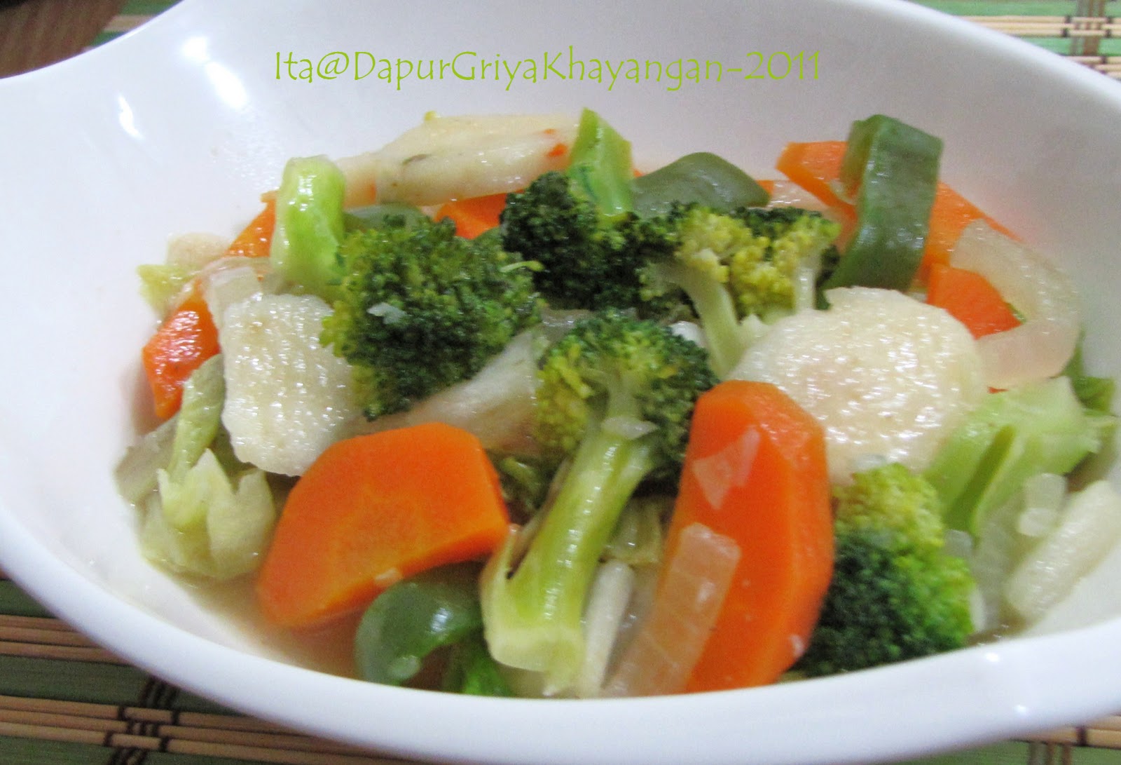 Dapur Griya Khayangan: Cah Sayur Brokoli