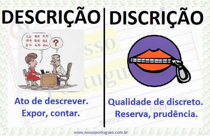 Thiago E. Ribeiro: Descrição X Discrição
